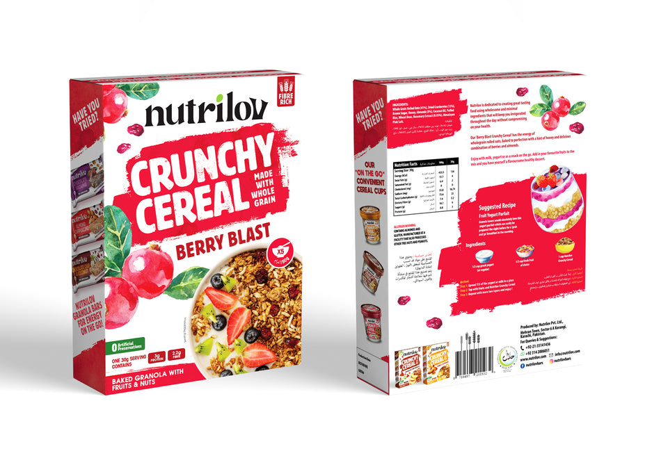 Crunchy Cereal Berry Blast 150g Box – Nutrilov Pakistan